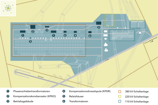 Projektporträt - Umspannwerk Pulverdingen - Projekte - Netzentwicklung - TransnetBW