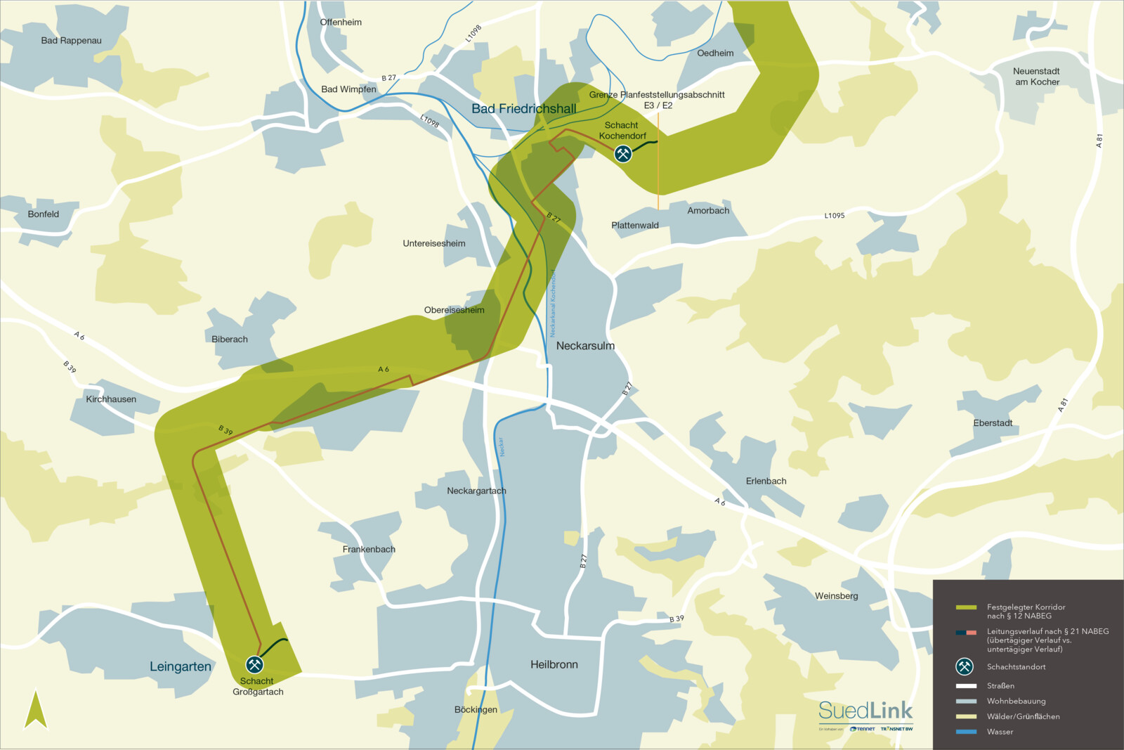 SuedLink: Bau des Bergwerk-Abschnitts in Baden-Württemberg kann starten ...